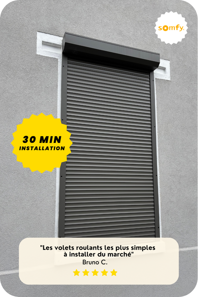 Volet Dumont - Volets roulants aluminium sur mesure, motorisés Somfy